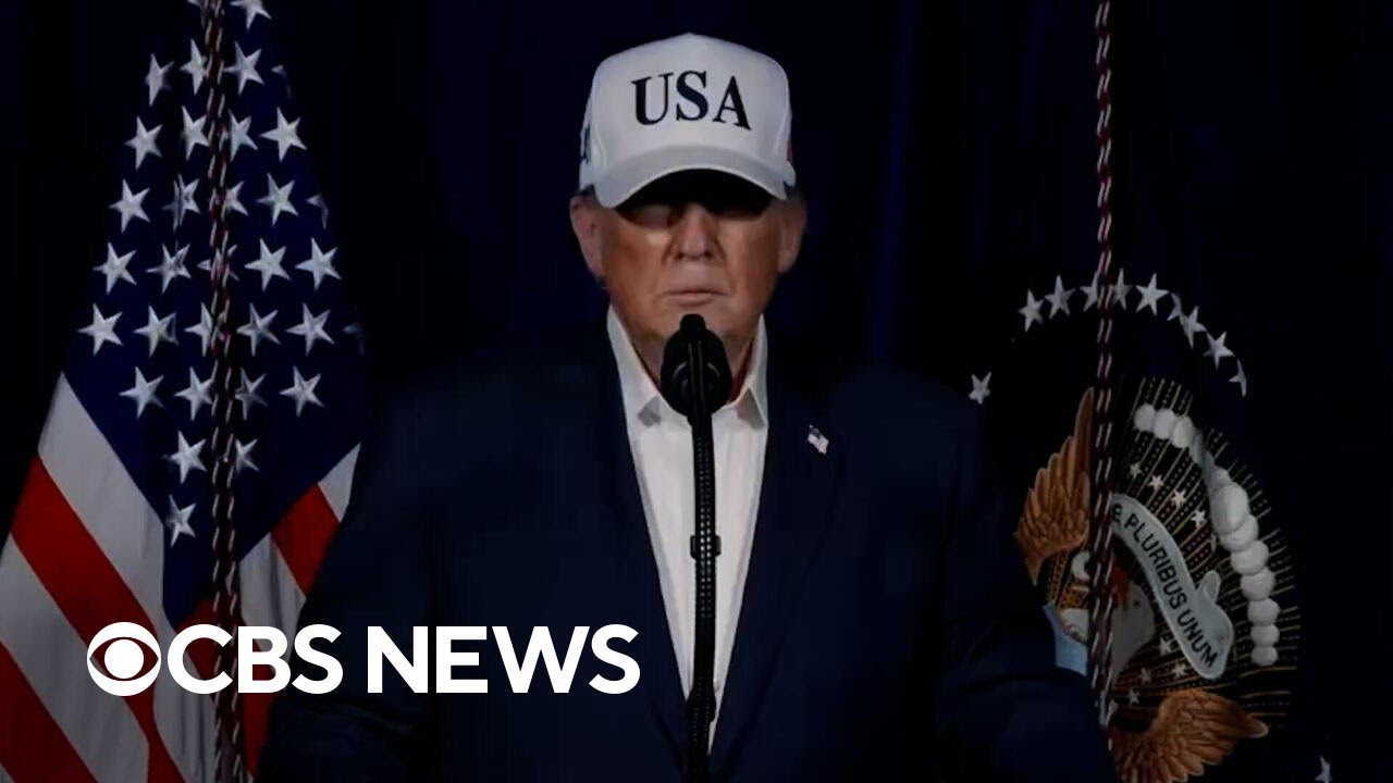 Watch: Trump's full statement on U.S. strikes against Iran