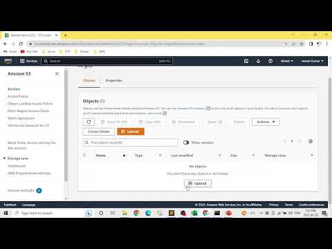 Learn AWS S3 Tutorial Part 2 How to configure AWS account with CLI how to get data into S3 using ...