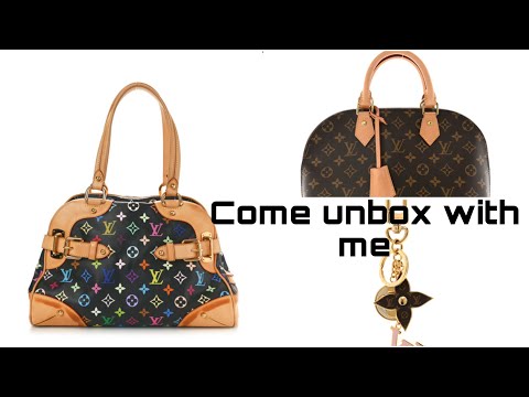 Pros and Cons of Fashionphile @ unboxing louis Vuitton Claudia & Alma PM #Fashionphile#louisvuitton