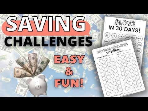10 EASY Savings Challenges in 2023 [FREE PRINTABLE]