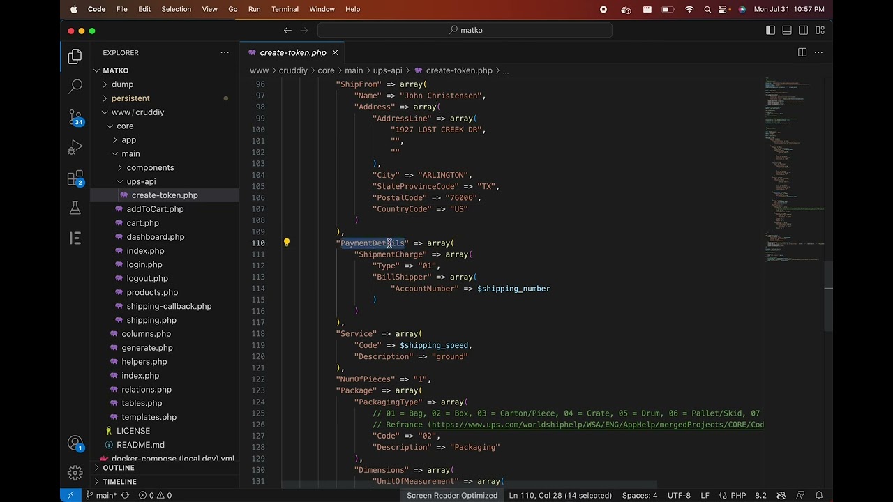 How to use the UPS api oauth 2.0 auth