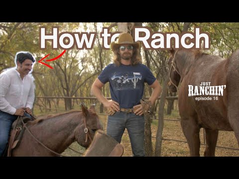 Teachin Gabriel how to ranch - Just Ranchin 16