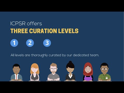 ICPSR 101: ICPSR's 3 Levels of Data Curation