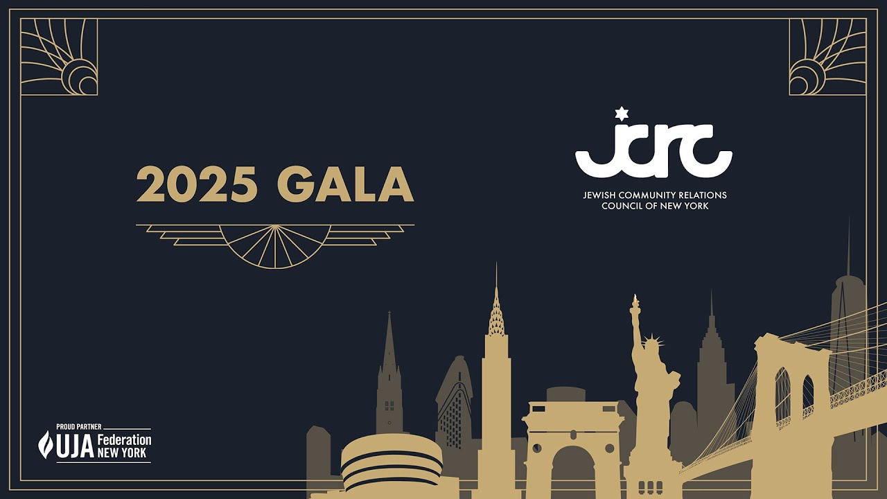 JCRC-NY 2025 Gala - Award Presentation to Rabbis Buchdahl, Cosgrove and Steinmetz