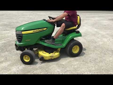 John Deere X300 auction