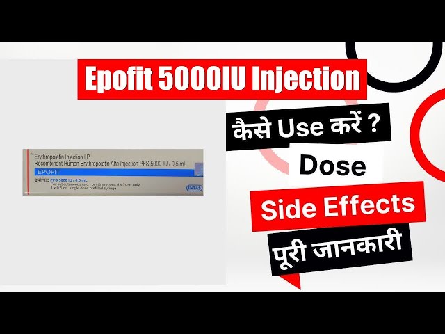 Oncology Tablets And Capsules - Epofit 5000 IU Injection Wholesale ...
