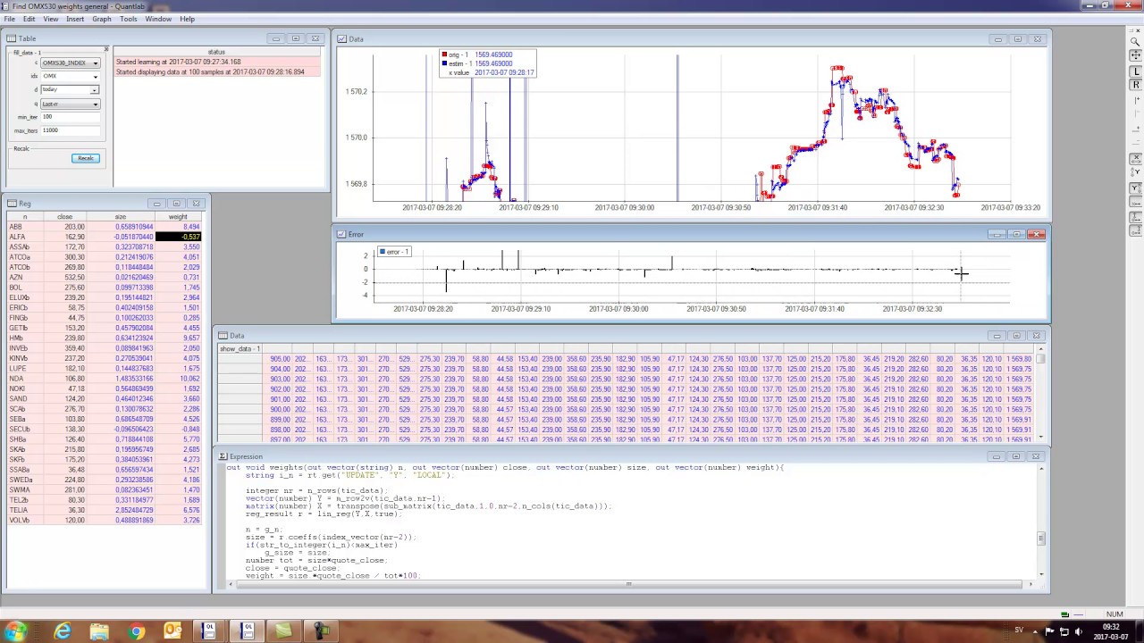 Quantlab  - simple AI example