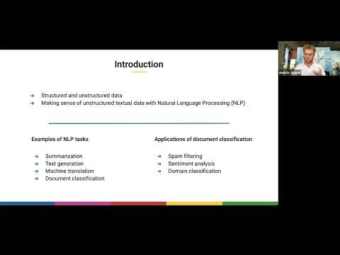 Text Classification With NLP Webinar (September 2021)