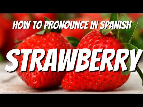 How to pronounce FRESA in Spanish - Learn how to say STRAWBERRY in Spanish #shorts