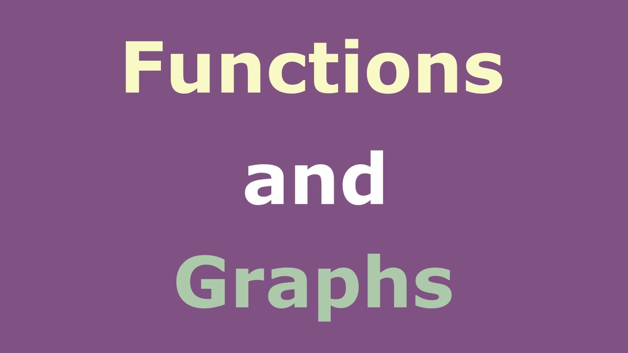 Functions | Coordinate Plane | Graphs Full Course
