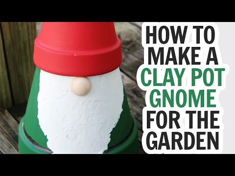 Clay Pot Garden Gnome Statue - The Perfect Garden Gnome DIY