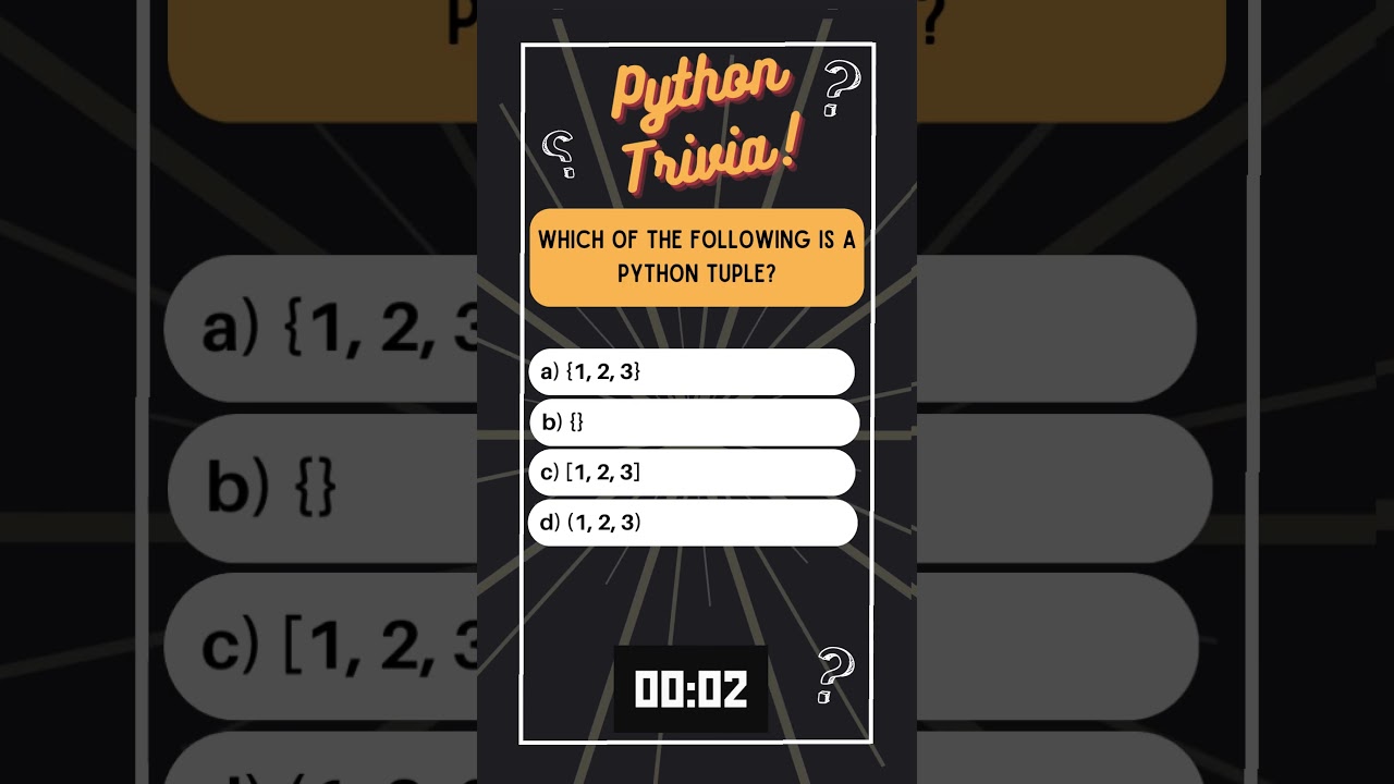 Python Trivia 65 #coding #programming #python #techcommunity #shorts #trending #viral #datascience