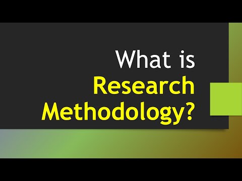 What is Research Methodology? Methodology of Research, Methodology is a Systematic Way