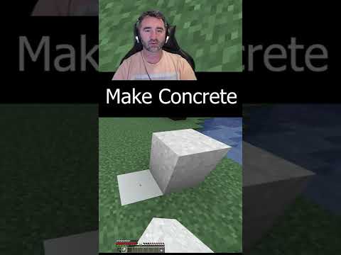 Minecraft 1.19: how to make white concrete