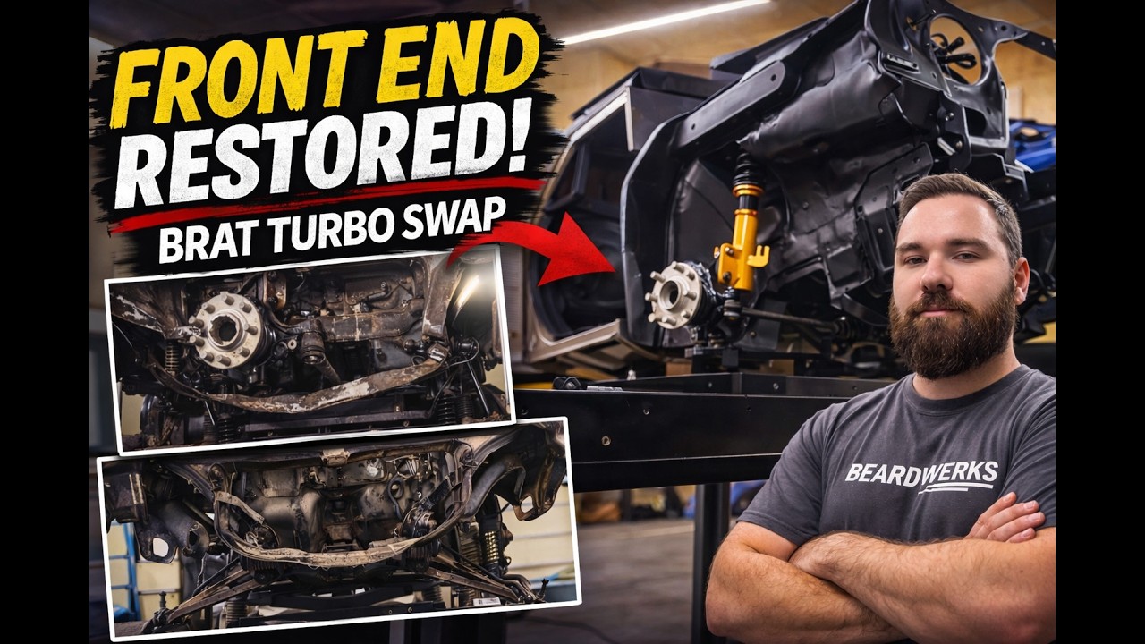 Subaru BRAT Turbo Transformation | Front End Makeover & Fresh Paint