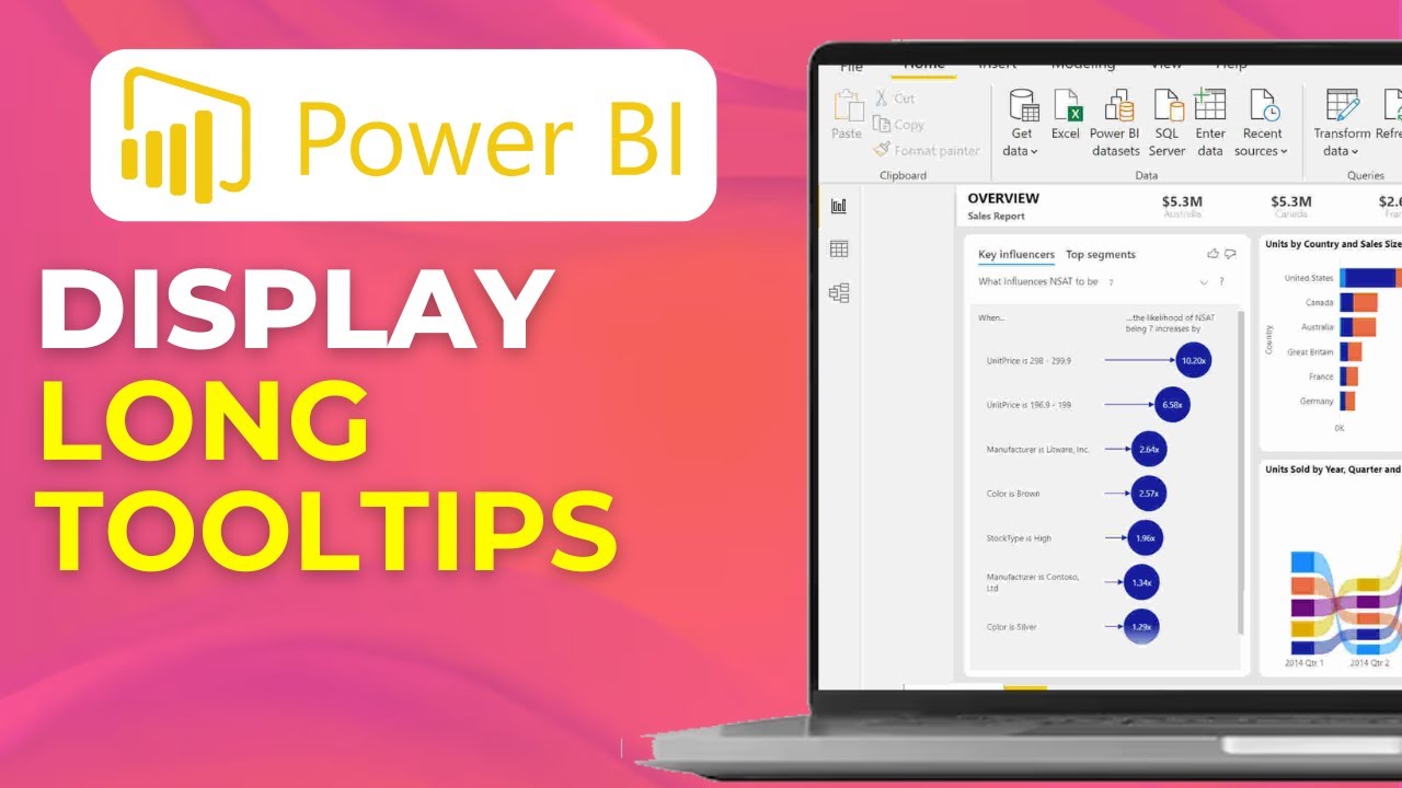 Display Very Long Tooltips in Power BI Step by Step