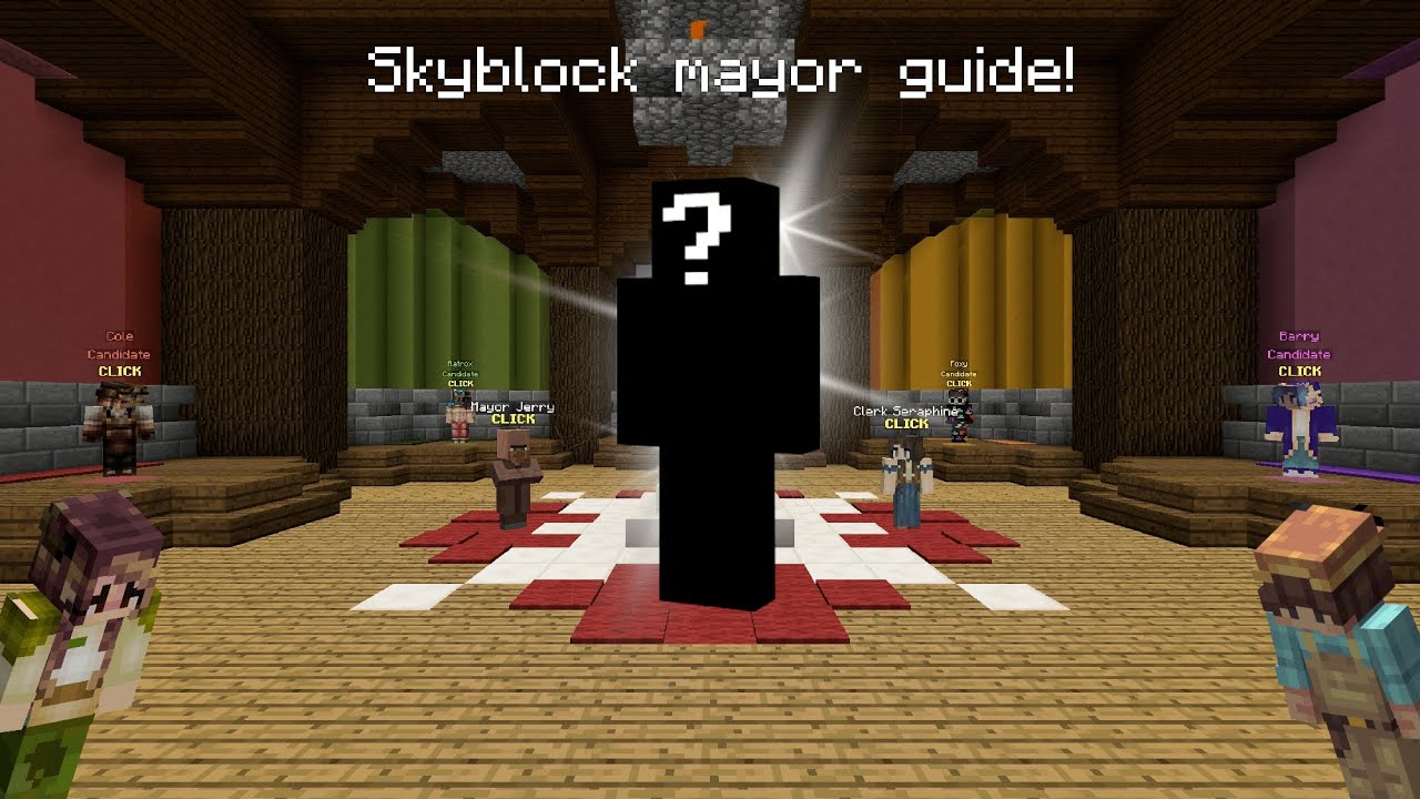 Hypixel Skyblock mayor list!