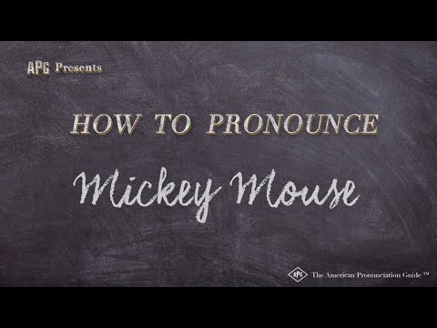 How to Pronounce Mickey Mouse (Real Life Examples!)