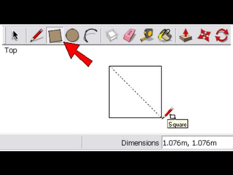 Sketchup #7 : Rectangle tool – day sketchup