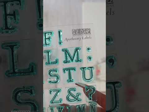 DIY Whimsical Name Tags with IOD Stamps & Watercolors