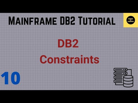 Constraints in DB2 - Mainframe DB2 Tutorial - Part 10