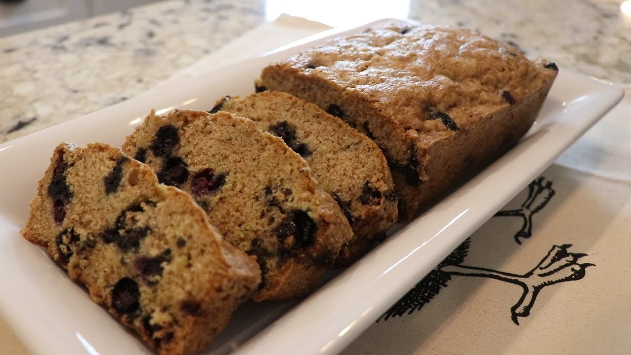 Bursting With Blueberries Zucchini Bread