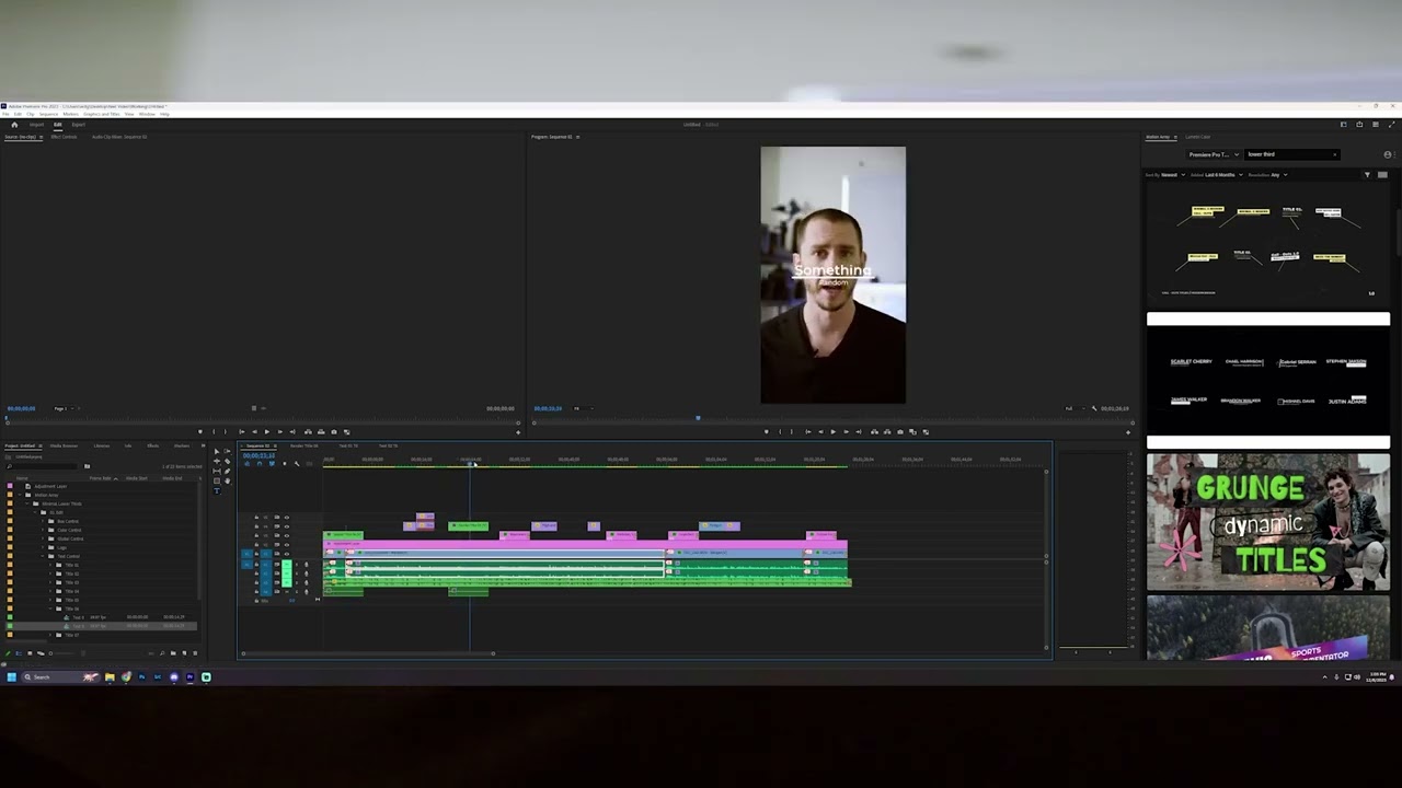 How To Use Motion Array Title Templates Multiple Times With Different Text