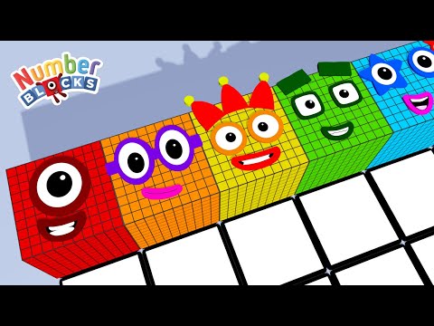 Numberblocks Cube Step Squad 1000 to 100,000 Full Episodes Season 7 Learn to Count Big Number