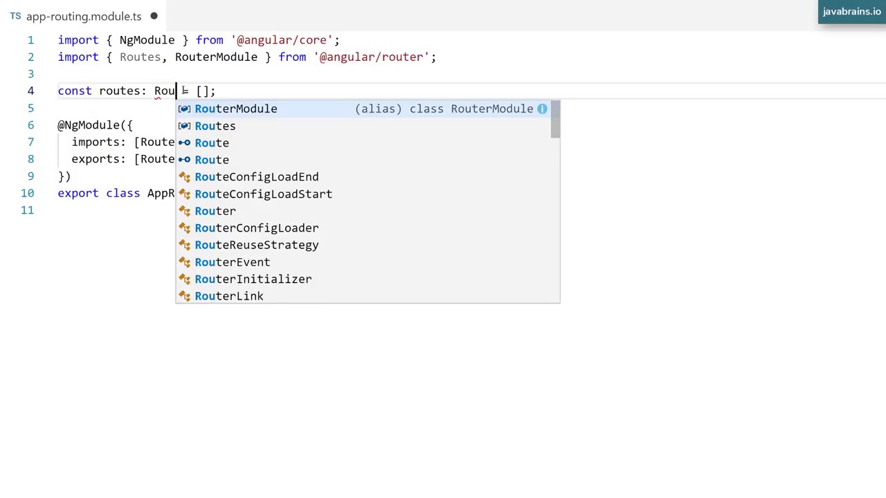 Angular 6 Basics 27 - Creating an angular project with routing