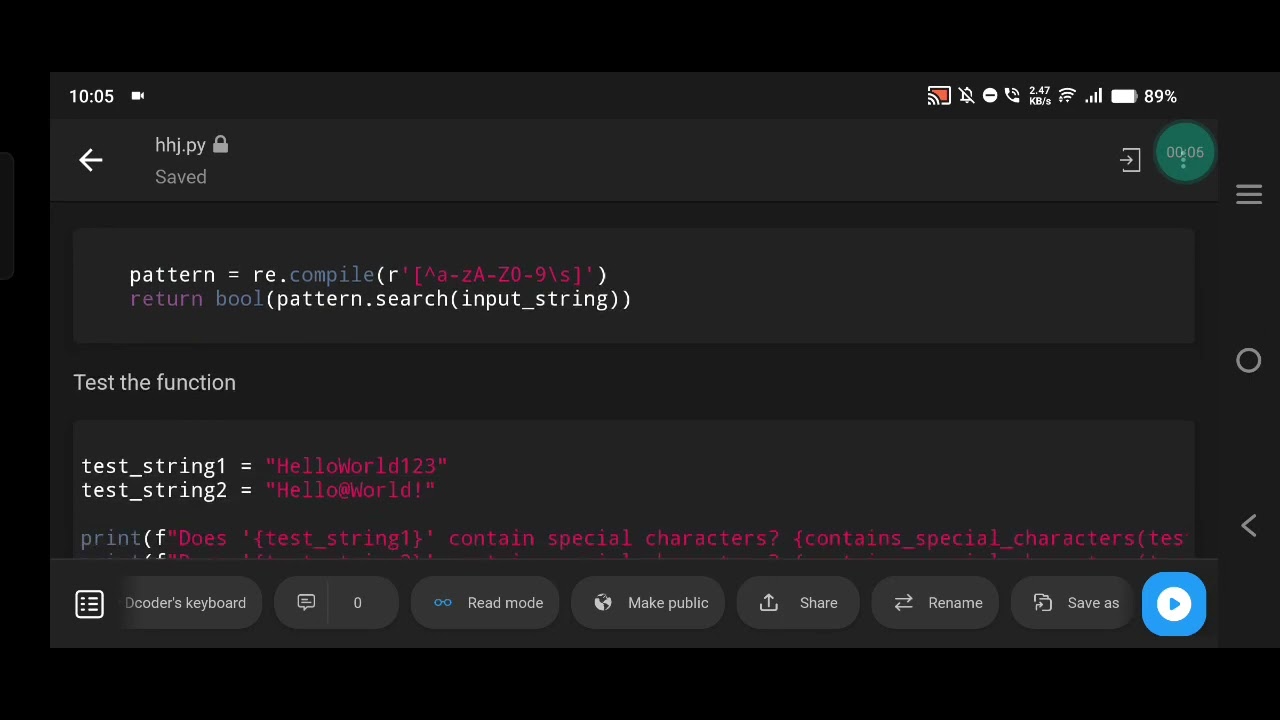 Python | Check if String Contains Special Characters