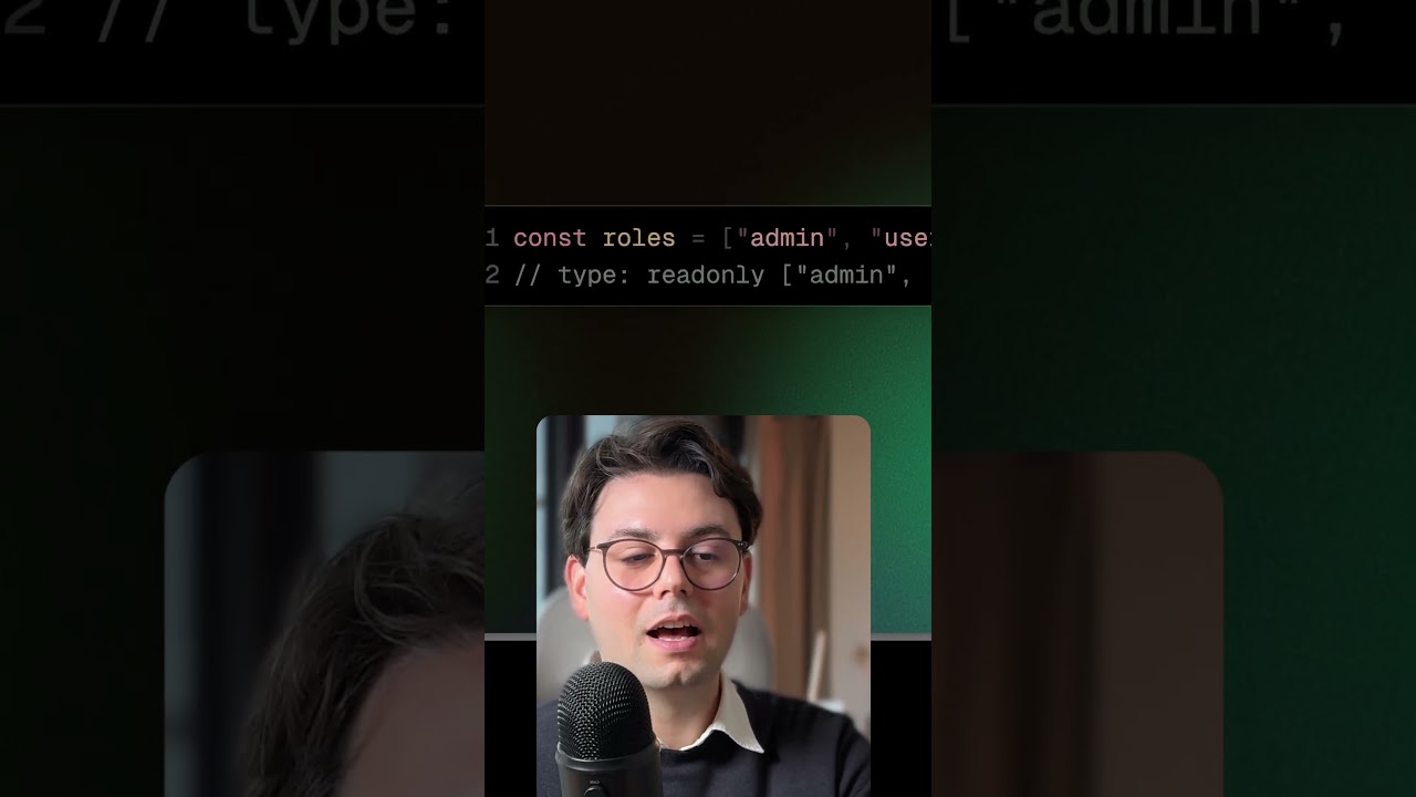 Underrated TypeScript Feature: as const