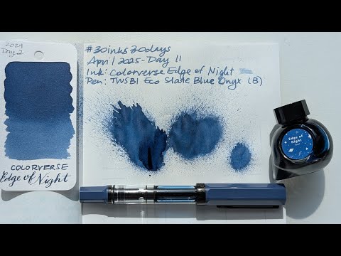 #30inks30days April 2025 Day 11 - Colorverse Edge of Night