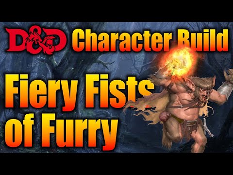 Fiery Fists of Furry 5e D&D Character Build