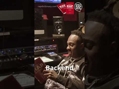 Definition of "Backend" slang with rapper True Story Gee | Hip Hop/Rap Dictionary