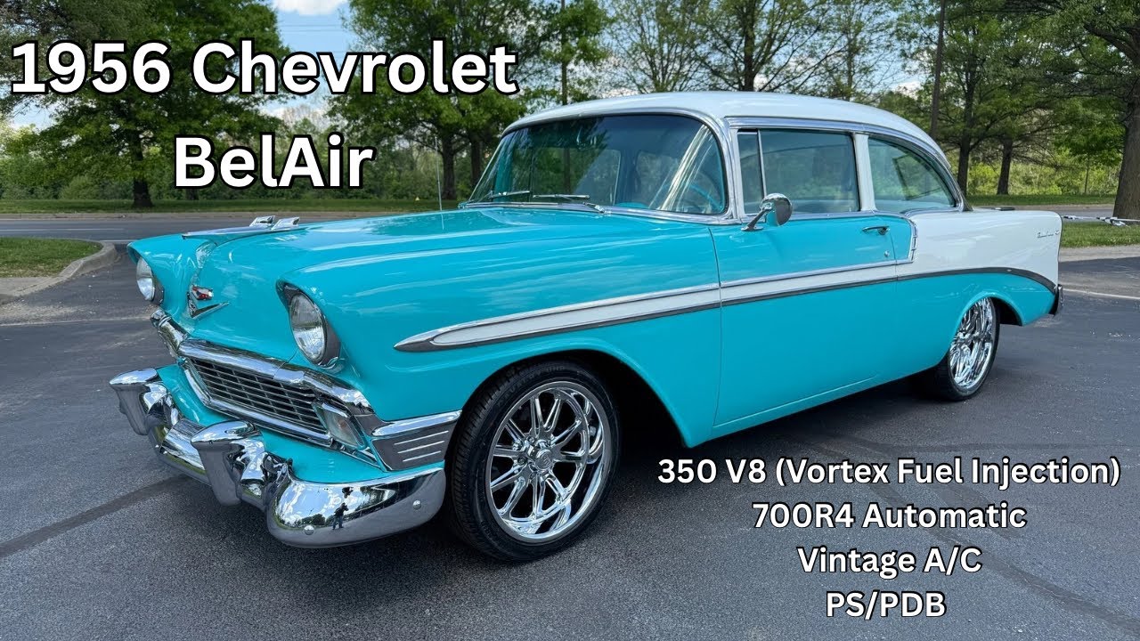 *FOR SALE* $62,500.00 1956 Chevrolet BelAir ( Factory Color India Ivory/ Tropical Turquoise) 