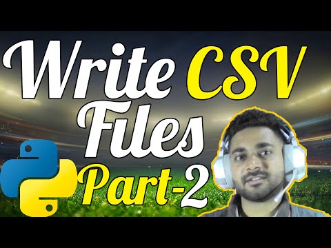 Write multiple lines to CSV Files in Python | CSV Module