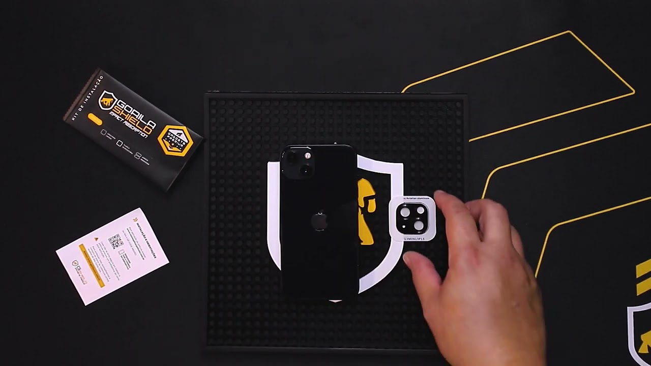 Como instalar a película de aluminio para câmera | Tutorial Gshield