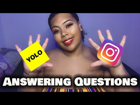 Answering Anonymous Questions | Yolo and Instagram