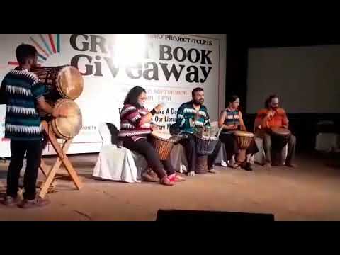 At the Annual Event of The Community Library Project at India Habitat Centre