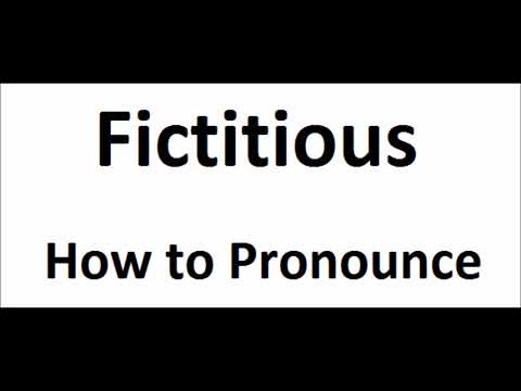 How to pronounce Fictitious||How to say Fictitious||Fictitious Pronunciation||ABDictionary