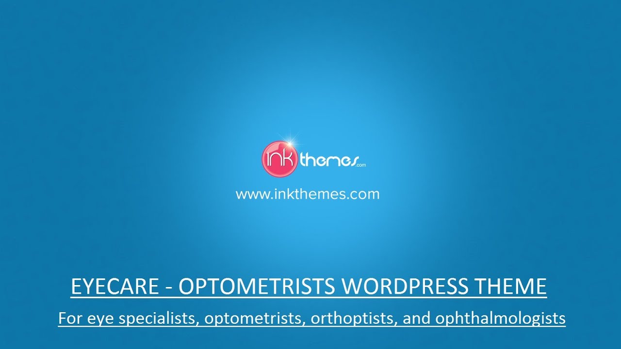 Eyecare: Optometrists WordPress Theme
