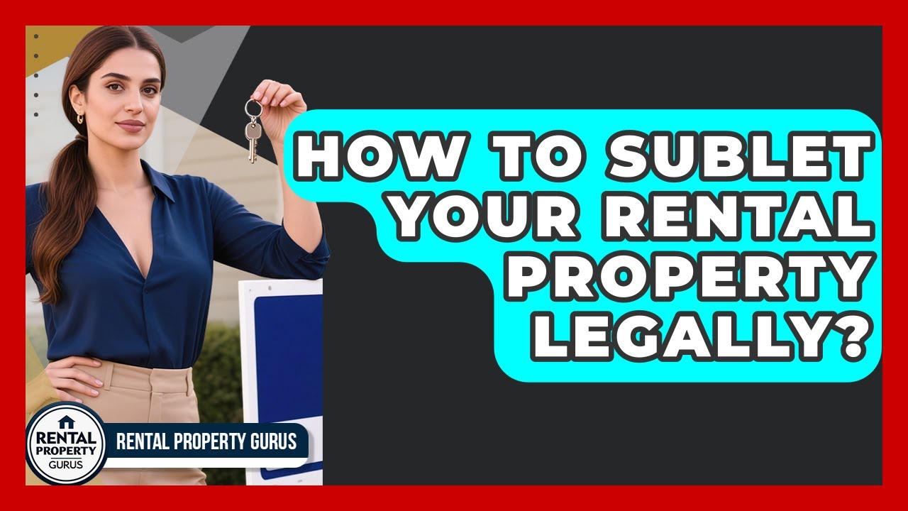 How To Sublet Your Rental Property Legally? - Rental Property Gurus