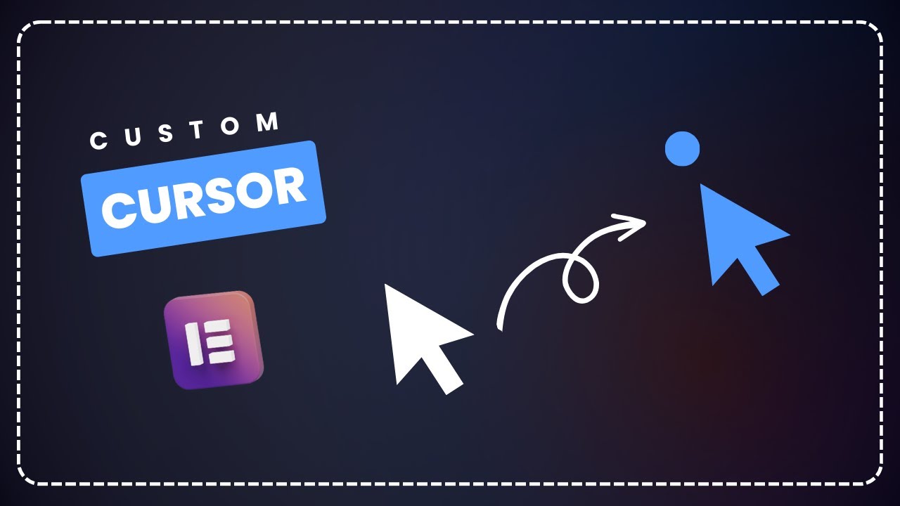 Custom Mouse Cursor In Elementor || Elementor Tips And Tricks || DCreato