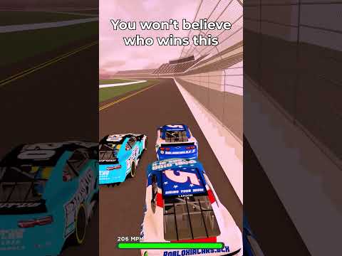 You won't believe who wins this race - RoStock Racing | #nascar #roracing #roblox #rostock #gaming