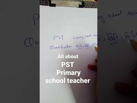 #primary #education #jobs PST #primary school teacher job details #study #kpk