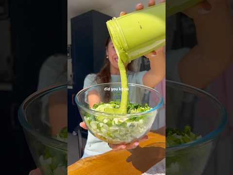 A nutritionists SECRET green goddess salad 🥗💚😍 #mealprep #summersalad #glowingskin