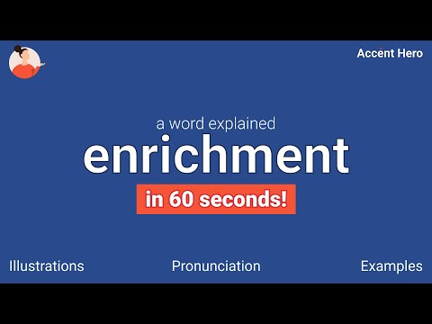 ENRICHMENT - Meaning and Pronunciation