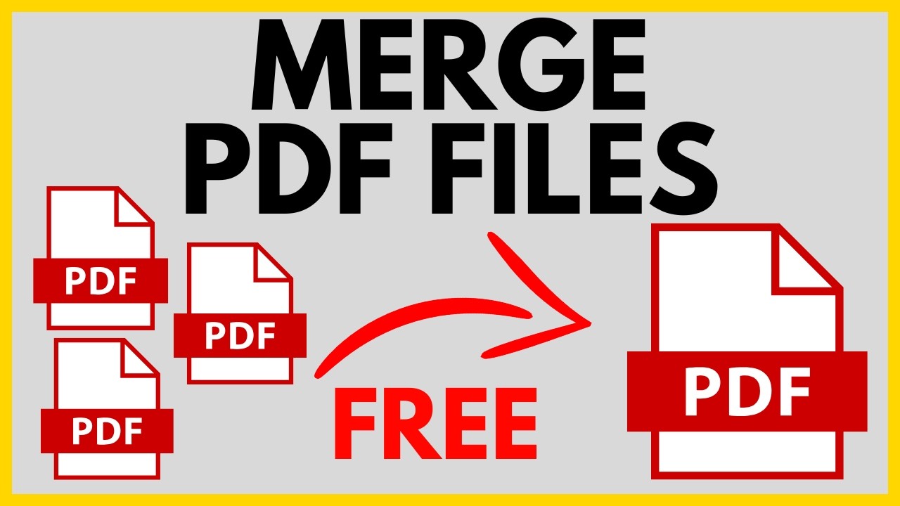 How to Merge PDF Files Into One - Combine PDFs FREE