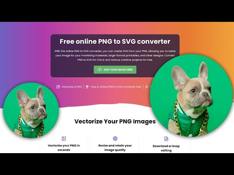 Free online PNG to SVG converter - Vectorize Your PNG / JPG Images FREE