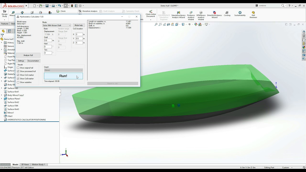 FLOATSOFT Tutorial 2: Simple modes
